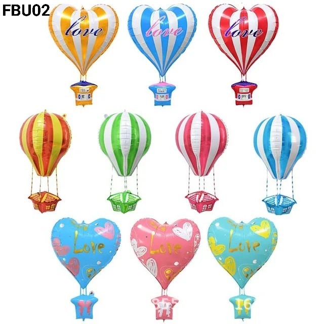 Jual FBU02 Papaya balon foil udara hot air balloon love hati yamama baking (Hiasan Pesta ...