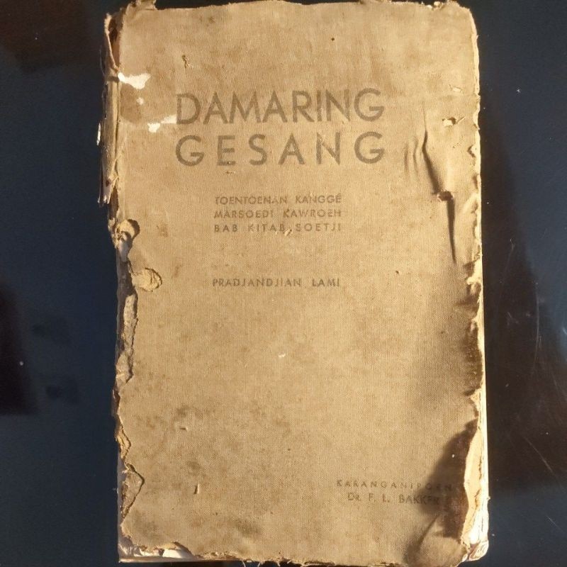 Jual KITAB SUCI Kuno 1938 Agama Kristen PERJANJIAN LAMA DAMARING GESANG ...