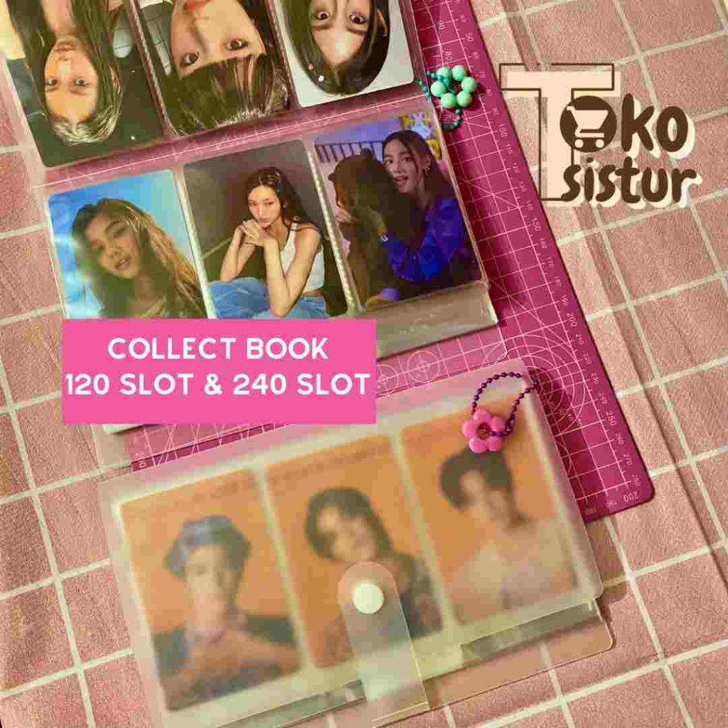 Jual KOLBUK/COLLECT BOOK TRANSPARAN 120 SLOT & 240 SLOT PHOTOCARD PVC ...