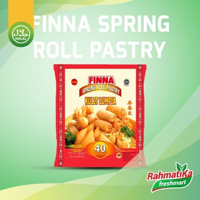 Jual Finna Spring Roll Pastry Kulit Lumpia Serbaguna 215mm 40 Sheet ...