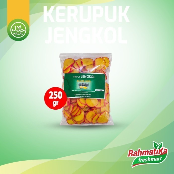 Jual Krupuk Jengkol / Kerupuk Jengkol Cap Selok Jaya 250 gram (Mentah ...