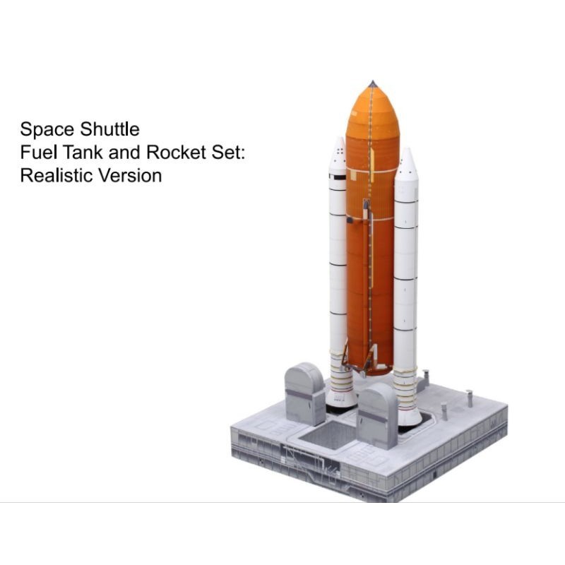 Jual Lembaran pola papercraft roket peluncur pesawat ruang angkasa (CP ...