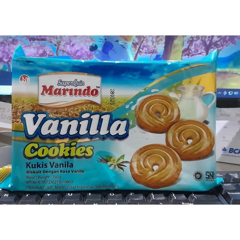 Jual Marindo Vanilla Cookies 250g | Shopee Indonesia