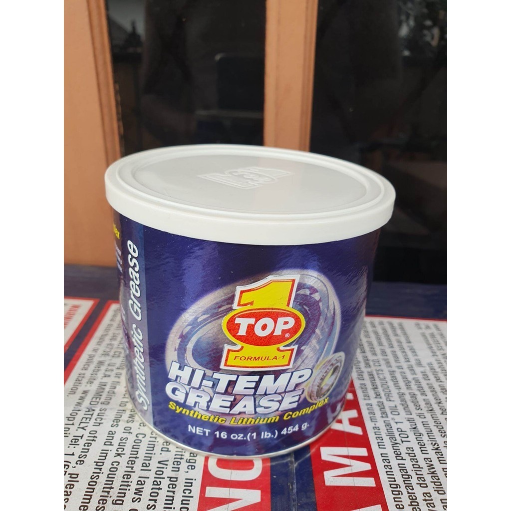Jual GREASE Top 1 GREASE HI TEMP 452ML (BLUE) | Shopee Indonesia