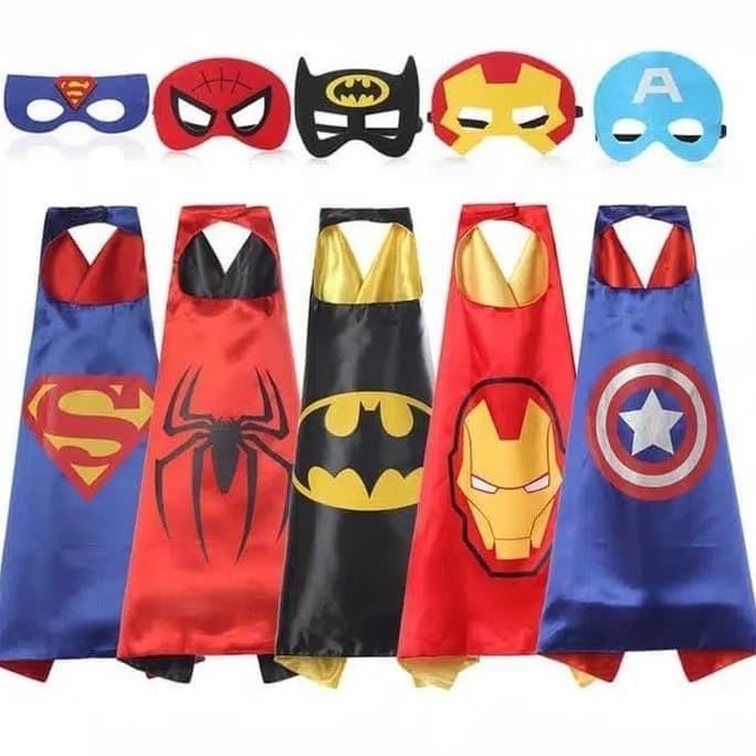 Jual BNM Mainan anak kostum super hero jubah dan topeng marvel TERLARIS ...