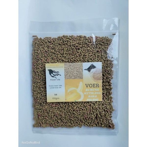 Jual PAKAN BURUNG KUTILANG TRUCUK PELET RASA PISANG | Shopee Indonesia