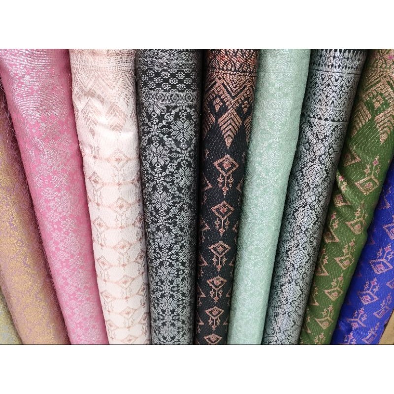 Jual Kain/Songket Melayu Motif Bawahan premium meteran | Shopee Indonesia