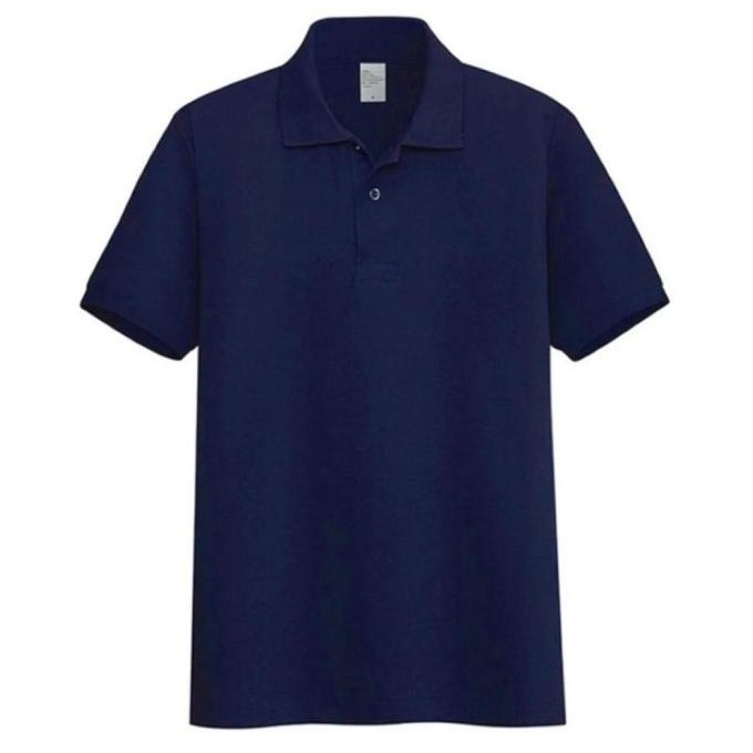 Jual Kaos polo shirt polos | kaos kerah pria seragam polos navy biru benhur ssonmimarntu ...