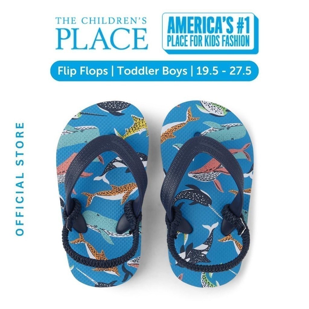 Jual Toddler Boys Sea Life Flip Flops - Sandal Jepit Bayi Laki (Biru ...