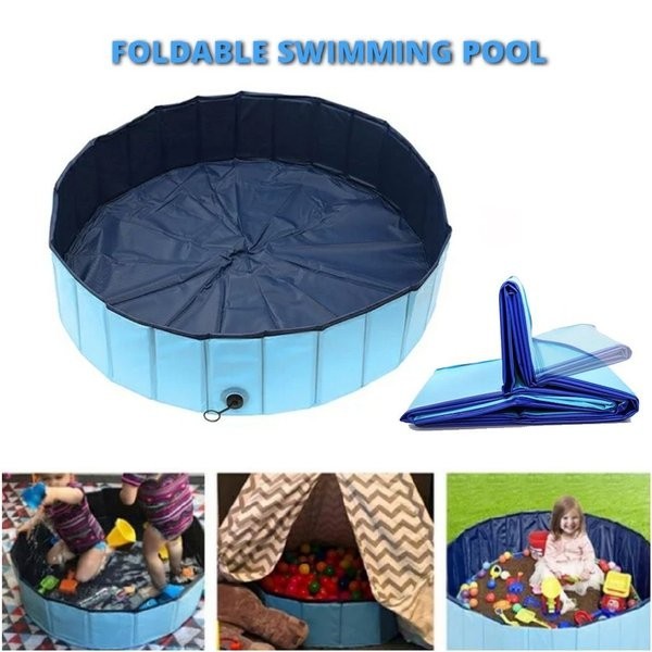 Jual Kolam Renang Anak Lipat Foldable Swimming Pool Portable 80 x 20 CM ...