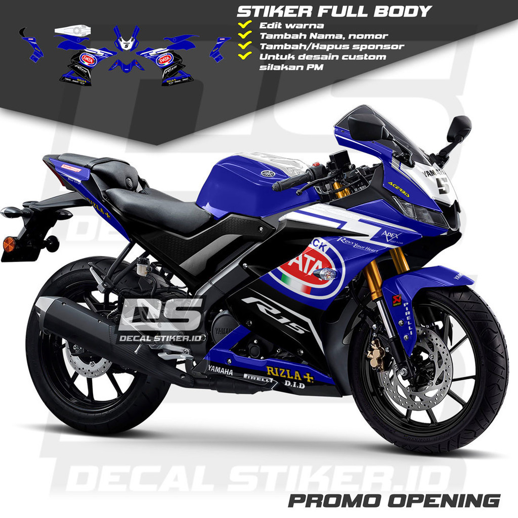 Jual Decal R15 V3 Full Body Keren Stiker R15 V3 Full Body Keren ...