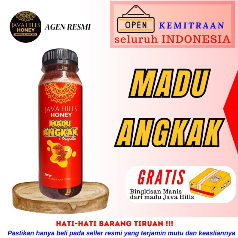 Jual (100% ASLI) Madu Angkak + Propolis by Java Hills Honey | Shopee ...