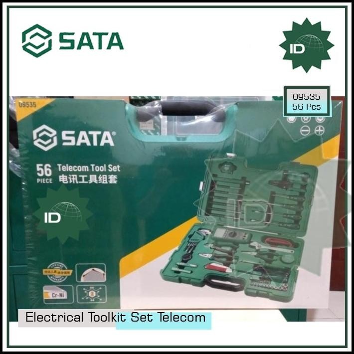 Jual TOOL KIT SET 56PCS ELECTRICAL TOOLKIT SET TELECOM TOOL SET 09535 ...