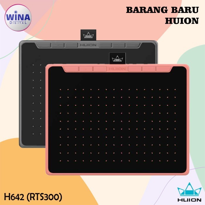 Jual Pen Tablet Drawing Pad Huion H642 RTS300 Small Garansi Resmi | Shopee Indonesia