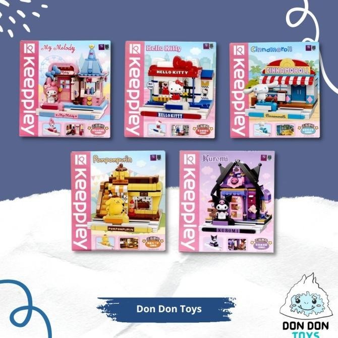 Jual Mainan Keeppley Sanrio Hello Kitty Street View City Keppley ...