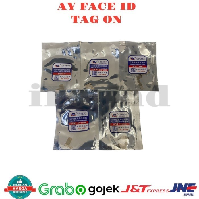 Jual Ay Flexible Face Id Tag On Jc Xs - Xr - Xs Max Ay Face Id Tag On ...