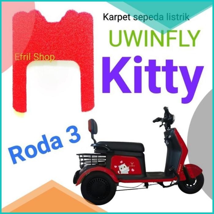 Jual Karpet sepeda motor listrik roda tiga Uwinfly Kitty roda 3 ...