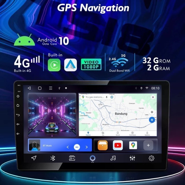 Jual Headunit Android 9 inch 10 inch Topway TS18 UIS8581A-Octacore 1.6 ...