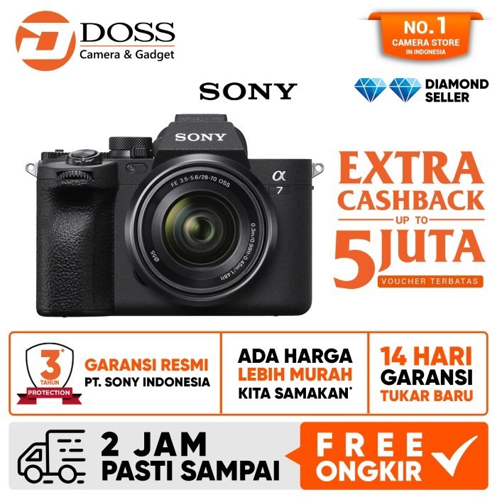 Jual Sony A7Iv Sony A74 Sony A7 Iv Less Camera With 28-70Mm Lens ...
