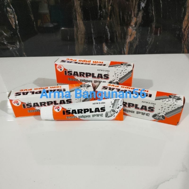 Jual Lem Isarplas Tube 45 Gram / Lem Pipa PVC / Lem Pipa Paralon / Lem Talang PVC | Shopee Indonesia