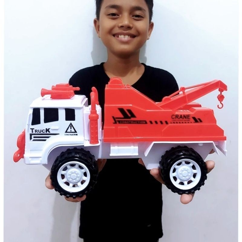 Jual Mainan Mobil Truk Derek - Mobilan Truck Towing Tarik Anak Laki ...