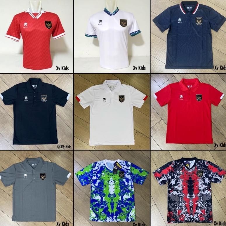 Jual Kaos Bola Timnas Indonesia 2022 Bisa Instant / Jersey Timnas ...