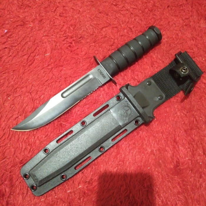 Jual KA-BAR KRATON MARINIR COMBAT UTILITY KNIFE | Shopee Indonesia