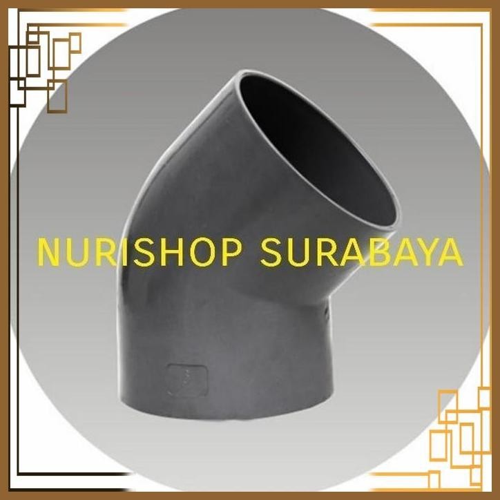 Jual [NSS] KENI 45 X 6"/ ELBOW/ KNEE / KENIE PVC RUCIKA 45 DERAJAT X 6 INCH AW | Shopee Indonesia