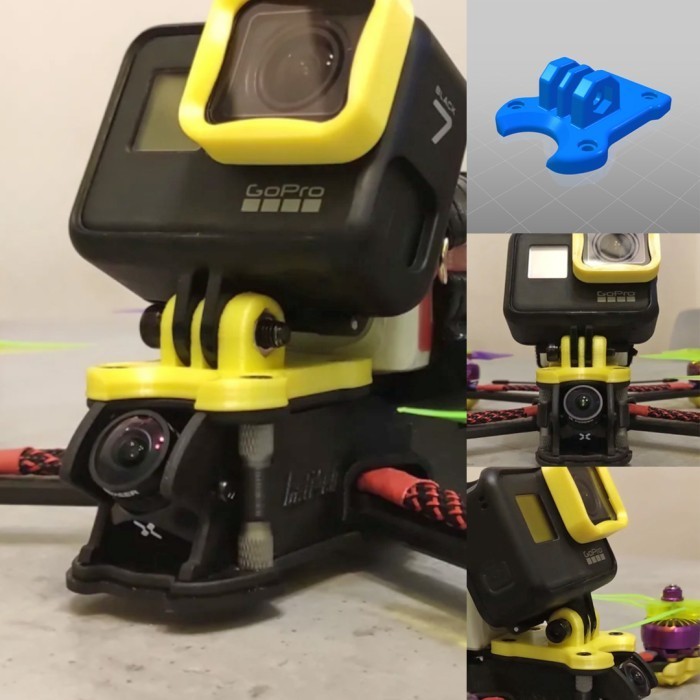 Jual GEPRC MARK4 UNIVERSAL GOPRO MOUNT FPV DRONE 3D PRINT | Shopee ...