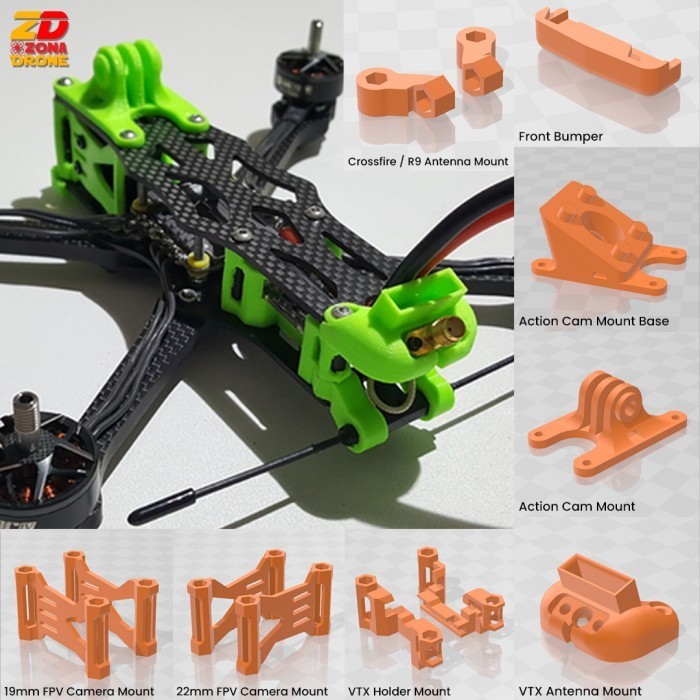Jual IMPULSERC APEX 5 INCH 6 INCH 3D PRINT FULL KIT SET | Shopee Indonesia