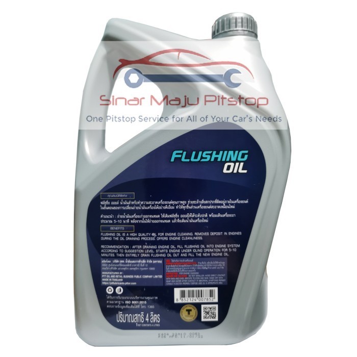 Jual Ptt Flushing Oil 4 Liter Oli Flush Pembersih Mesin Mobil Bensin ...