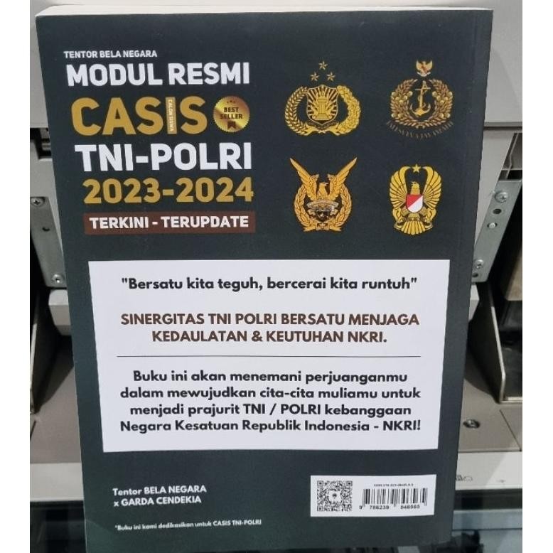 Jual MODUL RESMI CASIS TNI - POLRI 2023-2024 LARIS | Shopee Indonesia
