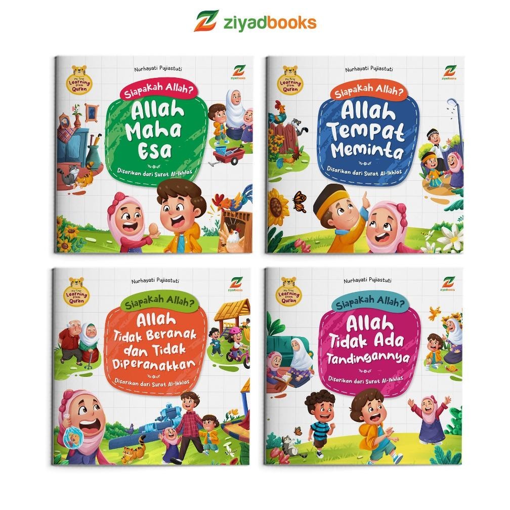 Jual ZIYADBOOKS - BUKU CERITA ANAK ISLAMI (MENGENAL ALLAH) - MY FIRST LEARNING FROM QURAN ...