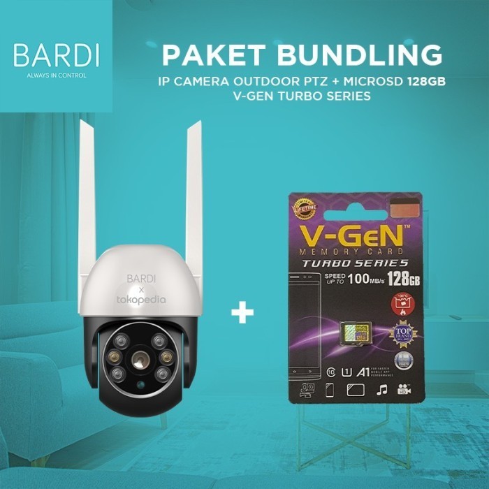 Jual Bardi Ip Camera Outdoor Ptz Wifi Cctv Iot Home Automation | Shopee ...