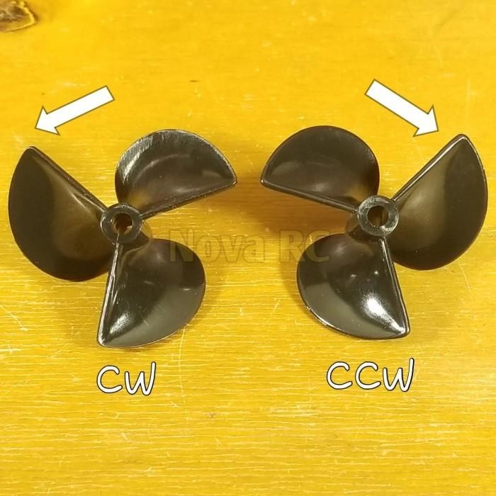 Jual RC BOAT PROPELLER D55CW/CCW JET BOAT NYLON ABS TEBAL KERAS SANGAT ...