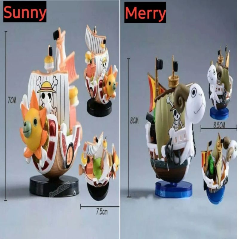 Jual FIGURE ONE PIECE READY Miniatur Kapal One Piece Going Merry ...