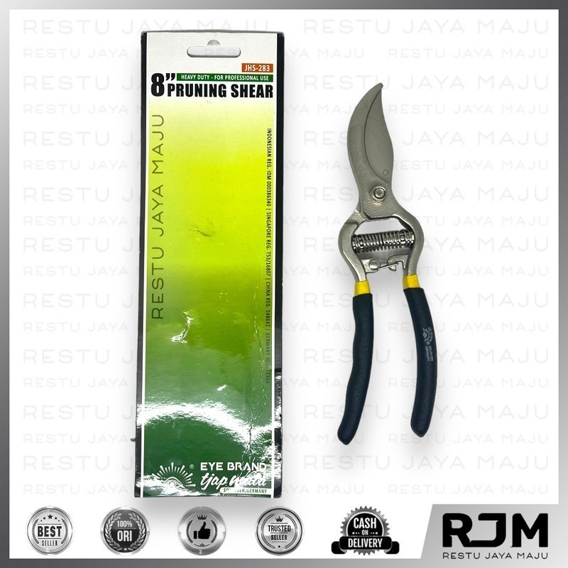 Jual MATA Gunting Dahan 8 " inch Heavy Duty Bunga Ranting Tanaman Pohon ...