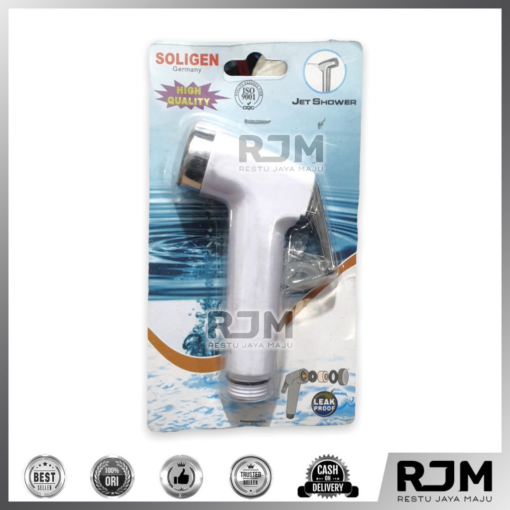 Jual SOLIGEN Kepala Jet Shower PVC Putih | Shopee Indonesia