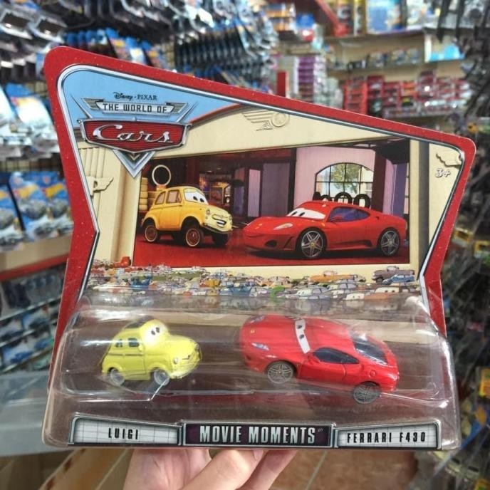 Jual Disney Pixar Cars Movie Moments Luigi dan Ferrari F430 | Shopee ...