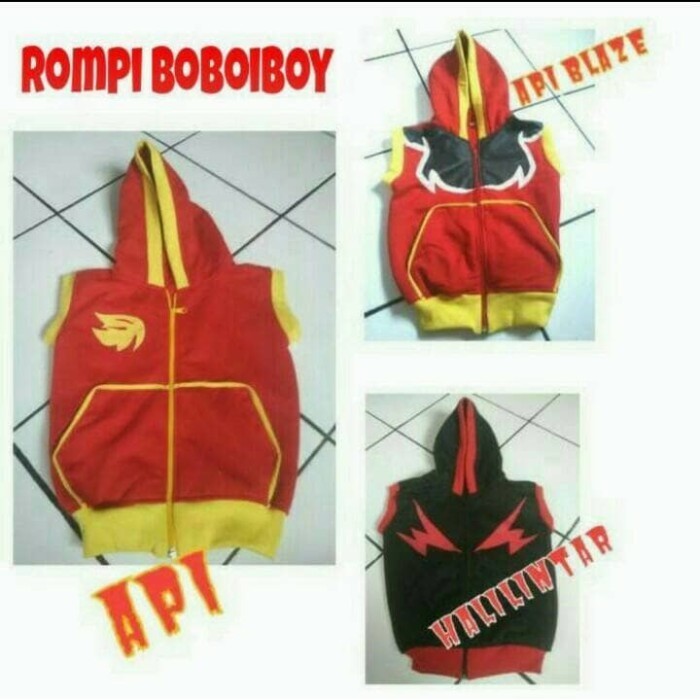Jual Terhemat Kostum Boboiboy Api (Baju + Celana) | Shopee Indonesia