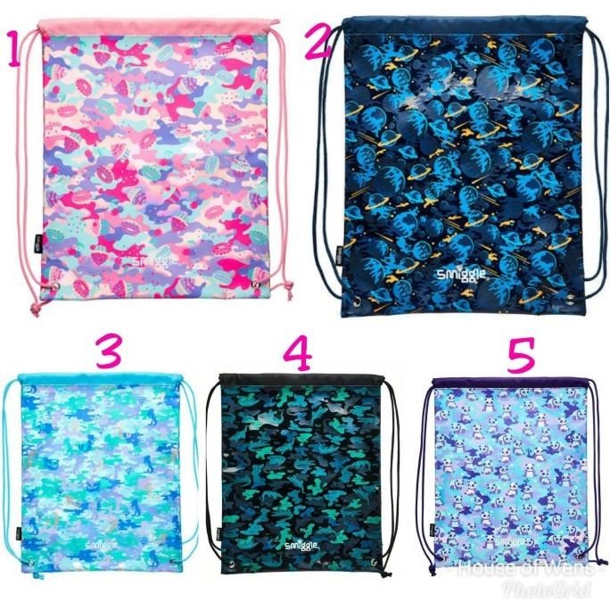 Jual New Smiggle Now You See Me Drawstring Bag - Tas Serut Smiggle ...