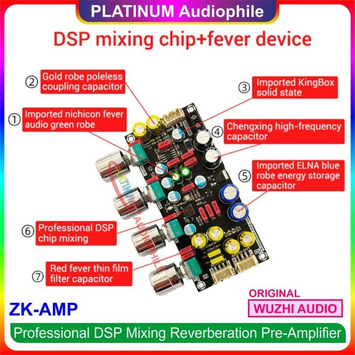 Jual Karaoke Microphone Reverberation Modul Digital Echo Mixing Dsp Pro | Shopee Indonesia