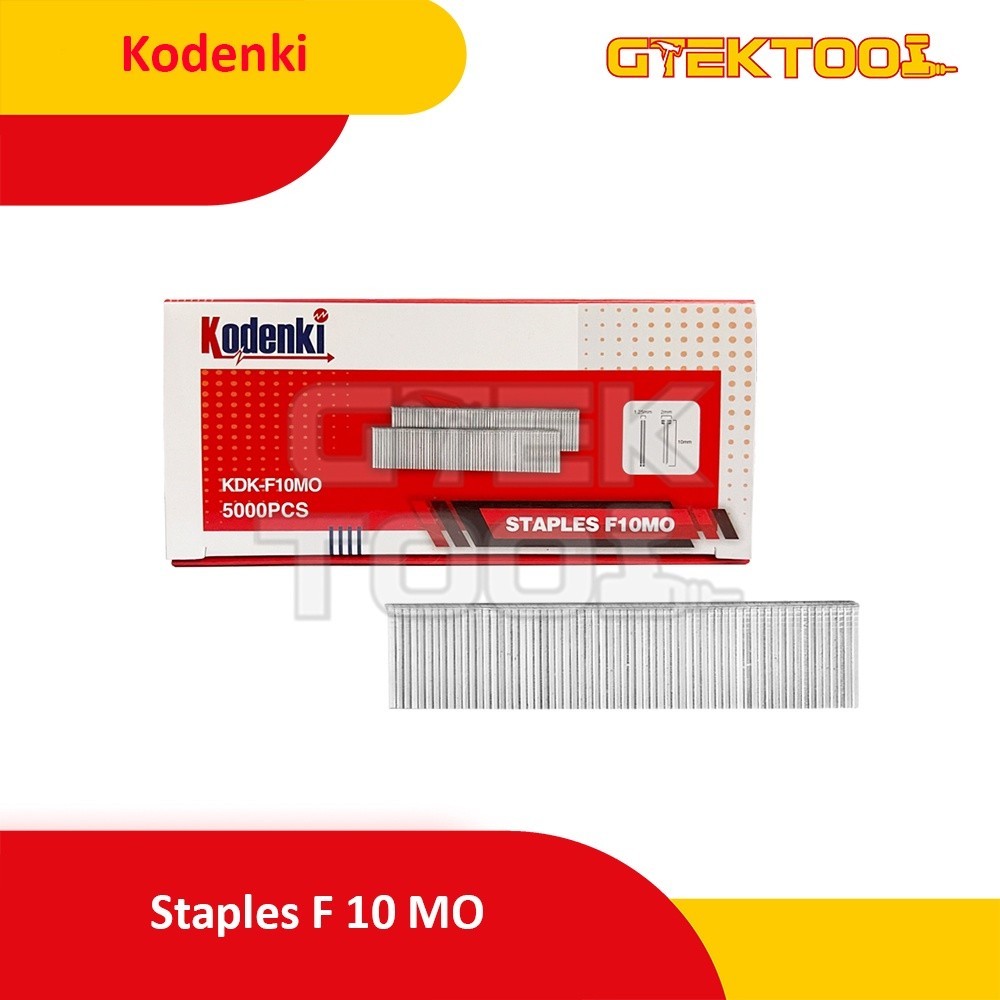 Jual Kodenki Isi Staples F10 Paku Tembak Nailer Gun Model Lurus ...