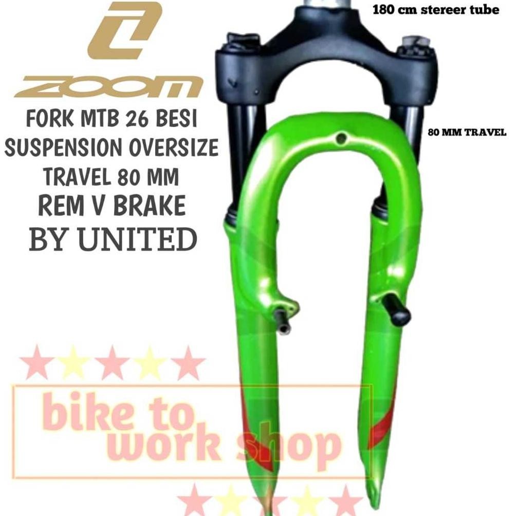 Jual VIRAL FORK MTB 26 BESI ZOOM SUSPENSION OVERSIZE TRAVEL 80 EMPUK BY ...