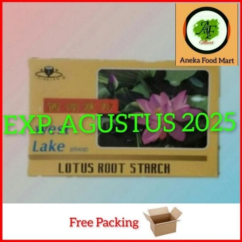 Jual CR - west Lake Bubuk Akar Teratai/ Lotus root starch/ minuman ...