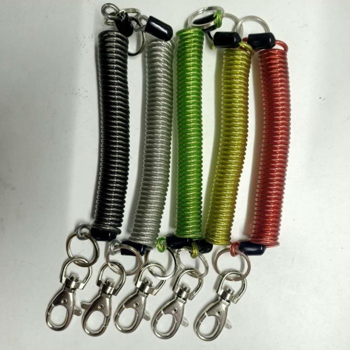 Jual Spiral Wire Sling Baja Lapis Karet Pengaman Benda Jatuh Tali ...