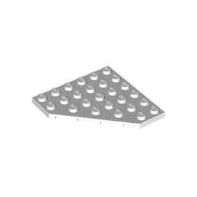 Jual LEGO PART 6106 White Wedge, Plate 6 x 6 Cut Corner | Shopee Indonesia