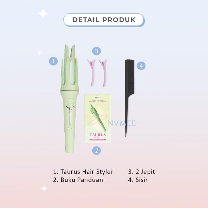 Jual Nvmee - Catokan Keriting Otomatis Taurus Hair Styler | Shopee ...