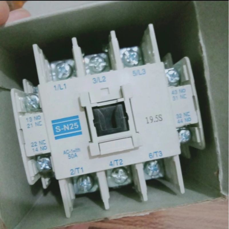 Jual MAGNETIC CONTACTOR MITSUBISHI S-N25 220V ORIGINAL ASLI | Shopee Indonesia