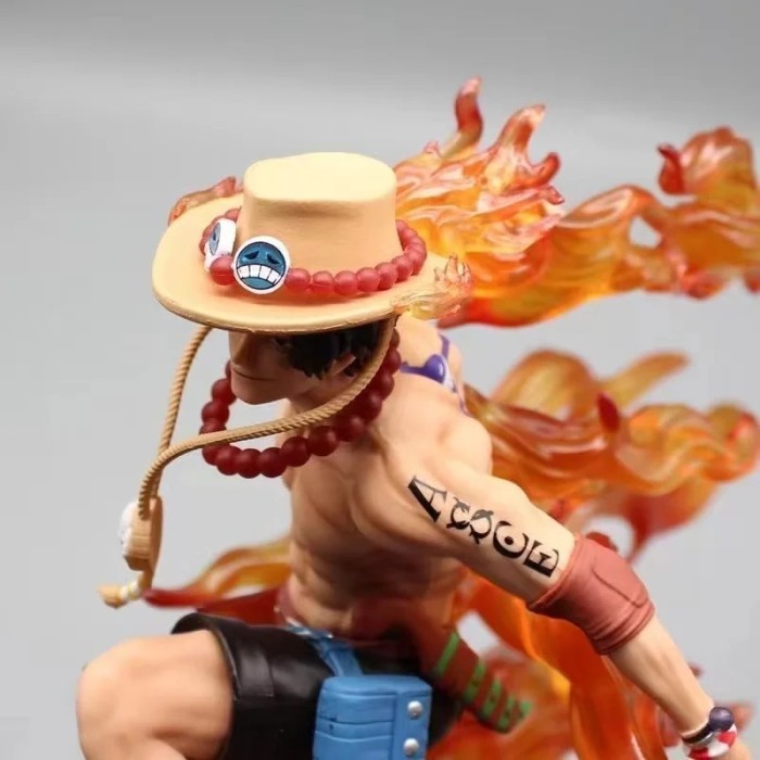 Jual PROMO!!! ONE PIECE PORTGAS D ACE BATTLE POSE FIRE EFFECT STATUE ...